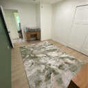 Wrought Studio Charniqua Modern Abstract Marble Design Green Area Rug ...