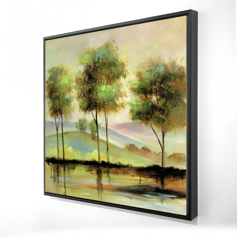 Lark Manor™ " Trees Near The Lake " | Wayfair