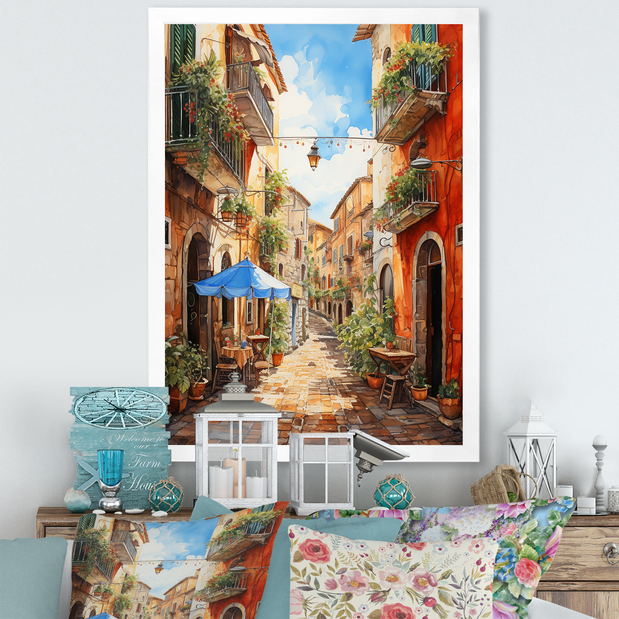 Red Barrel Studio Italian Village Essence 1 - Italy Wall Art - Wayfair ...