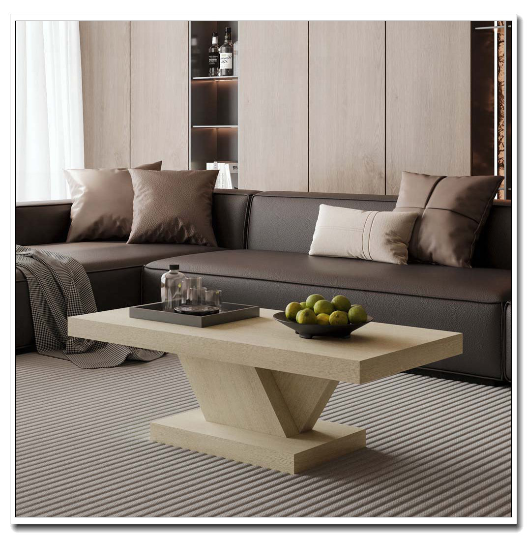 Latitude Run® 47" Modern Cross Leg Coffee Table | Wayfair