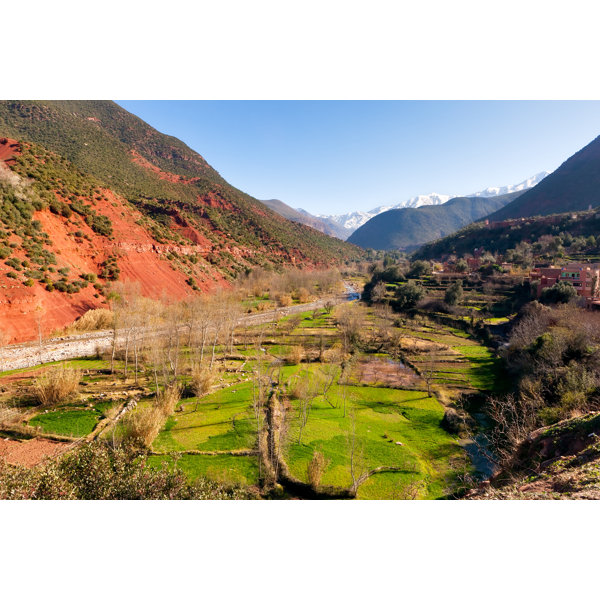 Alpen Home Ourika Valley Fields by Ansud - Wrapped Canvas Print ...