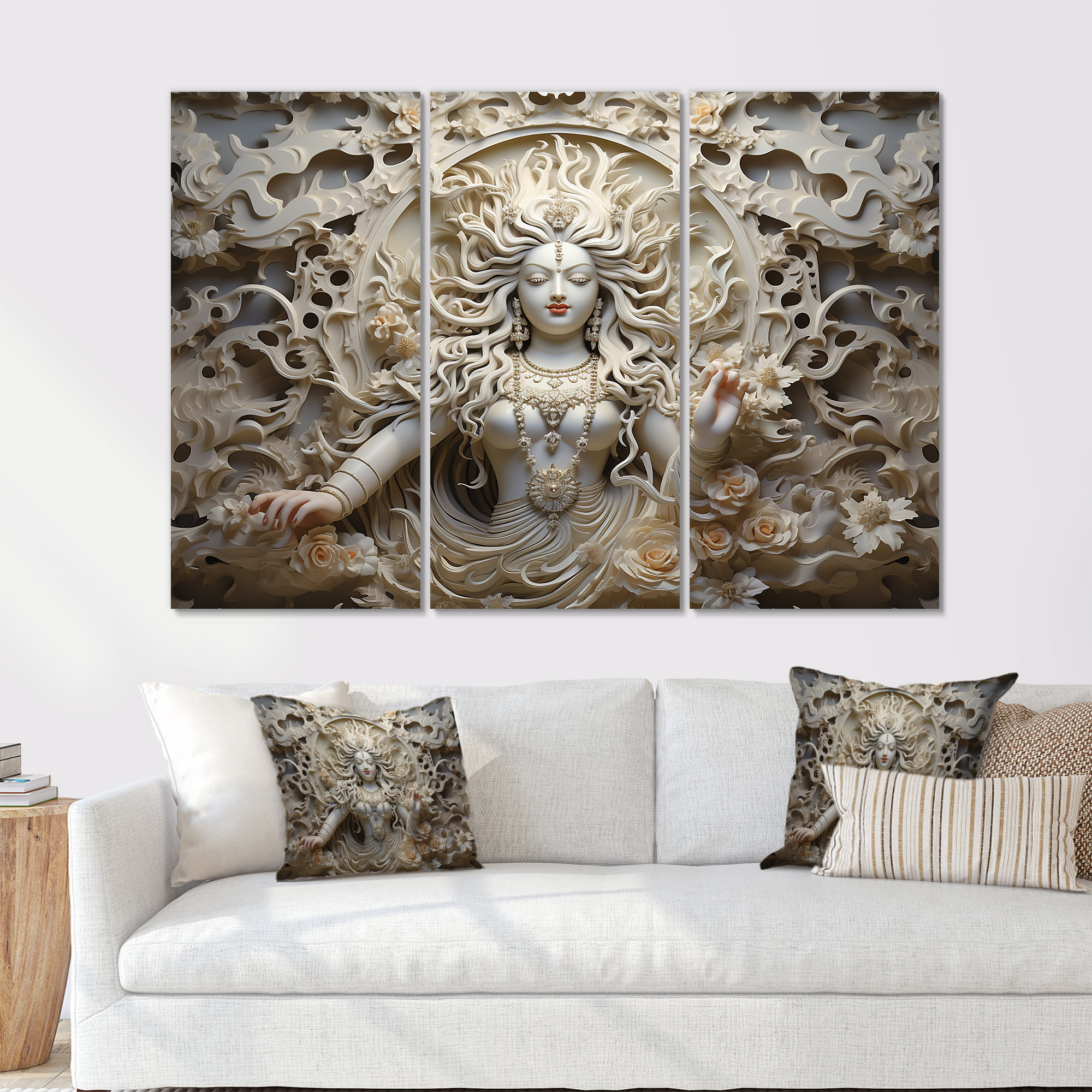 Bungalow Rose Hindu Bhagavad Gita Blessed II - Hinduism Wall Art Set ...