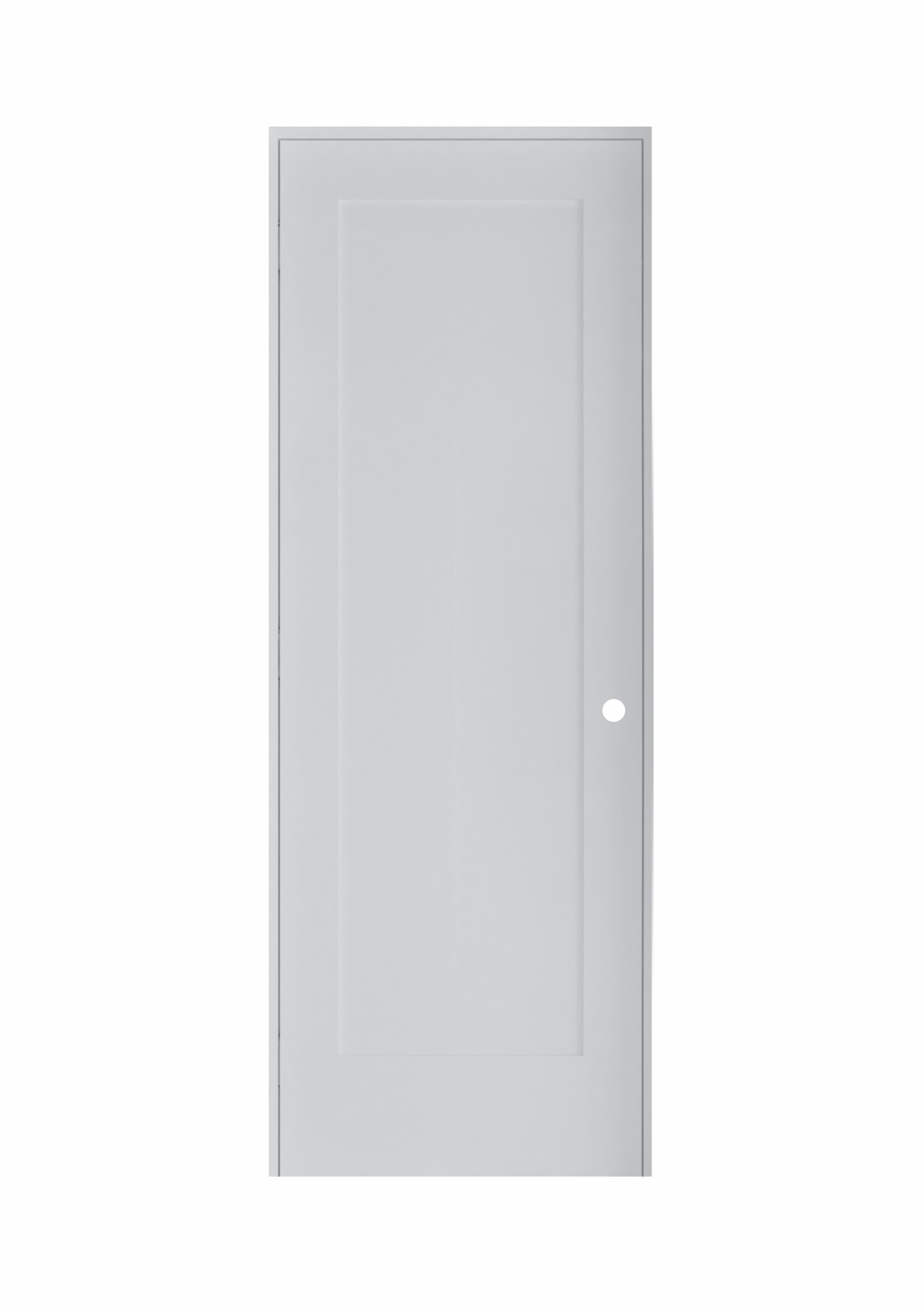 RESO Paneled Wood Solid Primed Standard Door | Wayfair