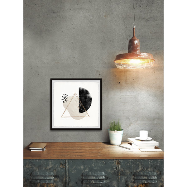 Ivy Bronx Reappearing Triangle - Picture Frame Painting Print | Wayfair ...