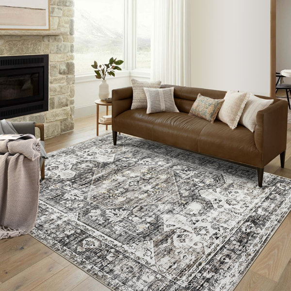 Williston Forge Area Rug for Living Room Boho Vintage Rug Non Slip ...