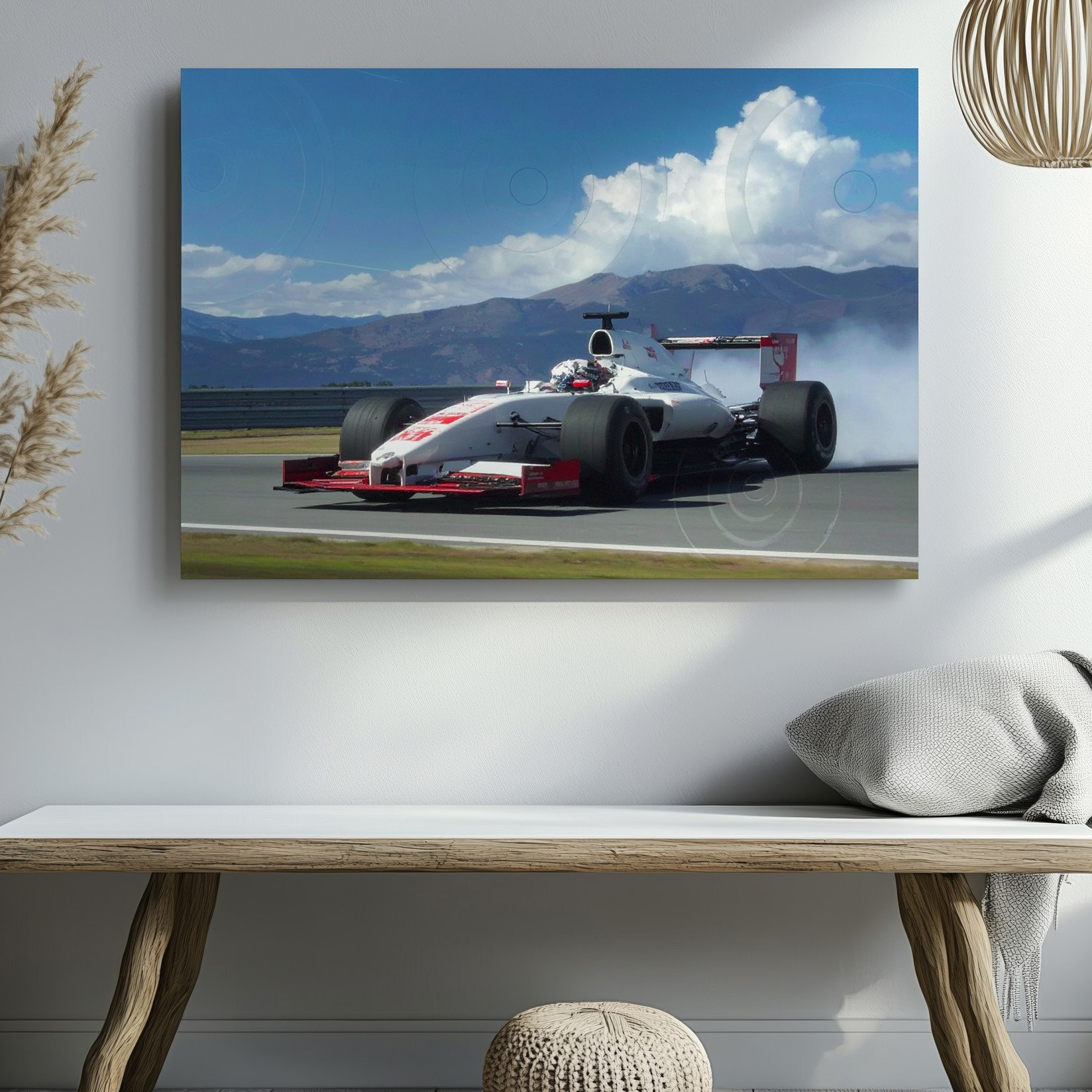 Ebern Designs White Marlboro F1 Racing Dynamic Formula 1 Motorsport Art ...