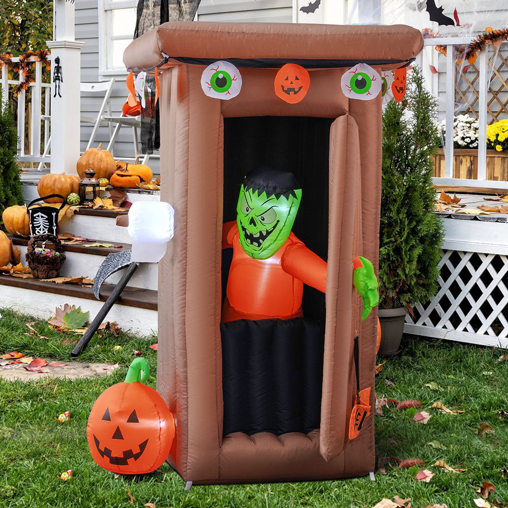 The Holiday Aisle® Zombie Outhouse Inflatable Set & Reviews | Wayfair