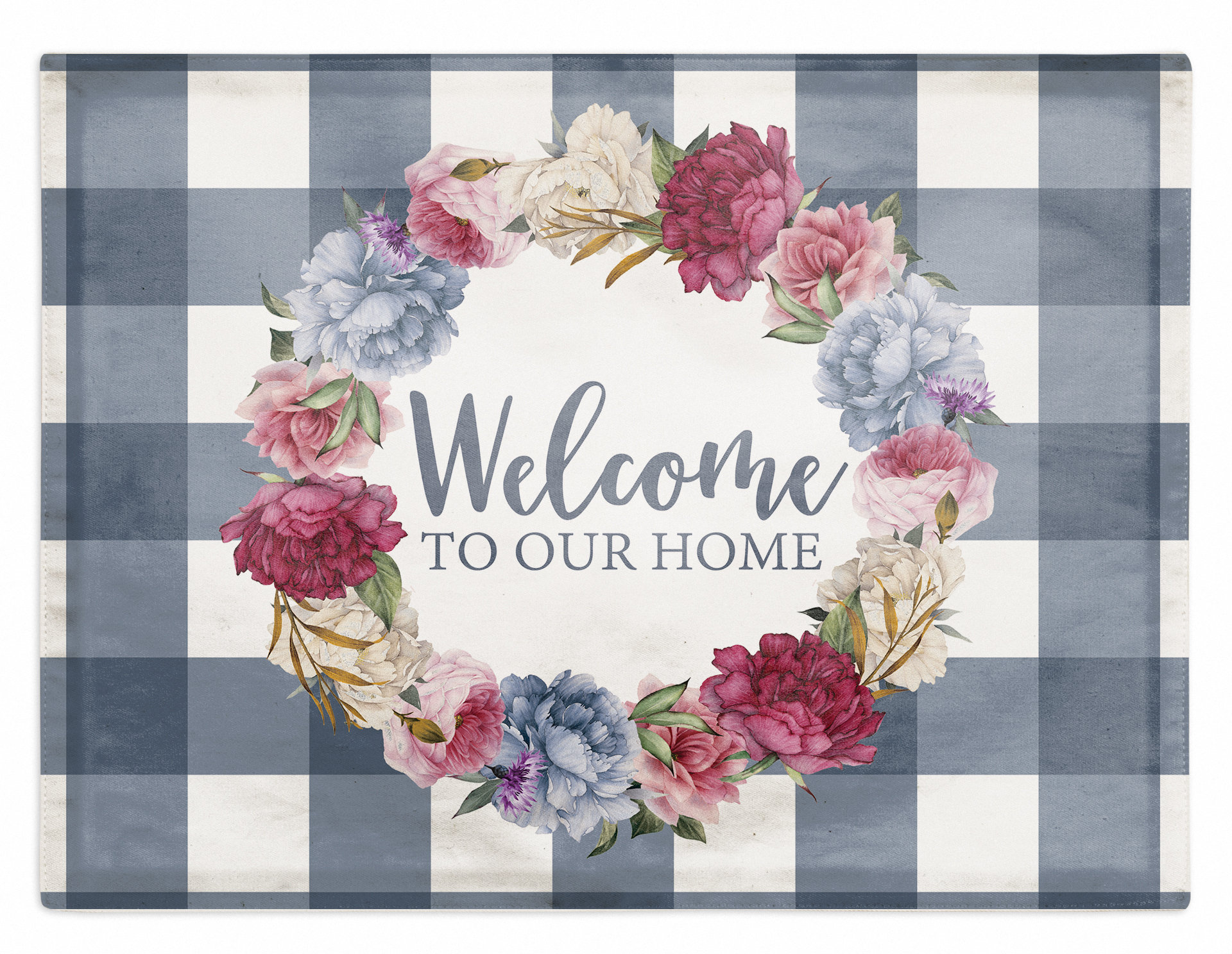 August Grove® Secor Welcome to Our Home 14.5" Placemat | Wayfair