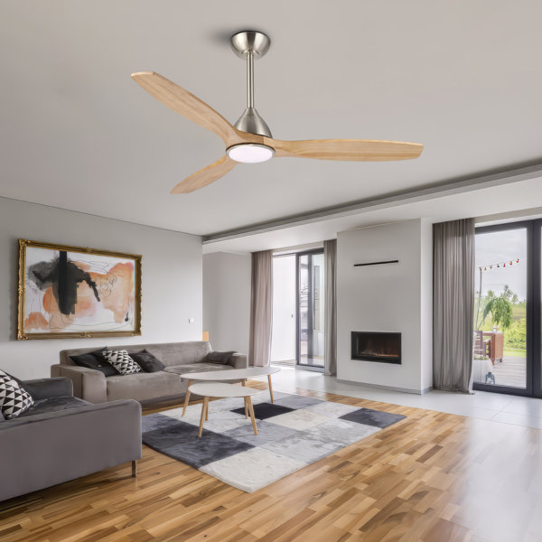 Willa Arlo Interiors 52" Balmer 3 - Blade LED Smart Propeller Ceiling ...