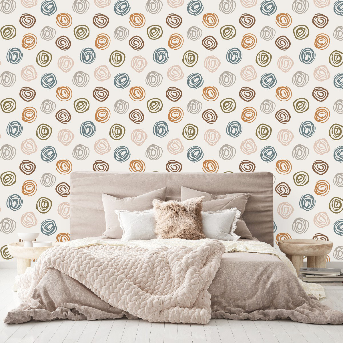 Brayden Studio® Anthnoy 25" W Wallpaper Tile | Wayfair