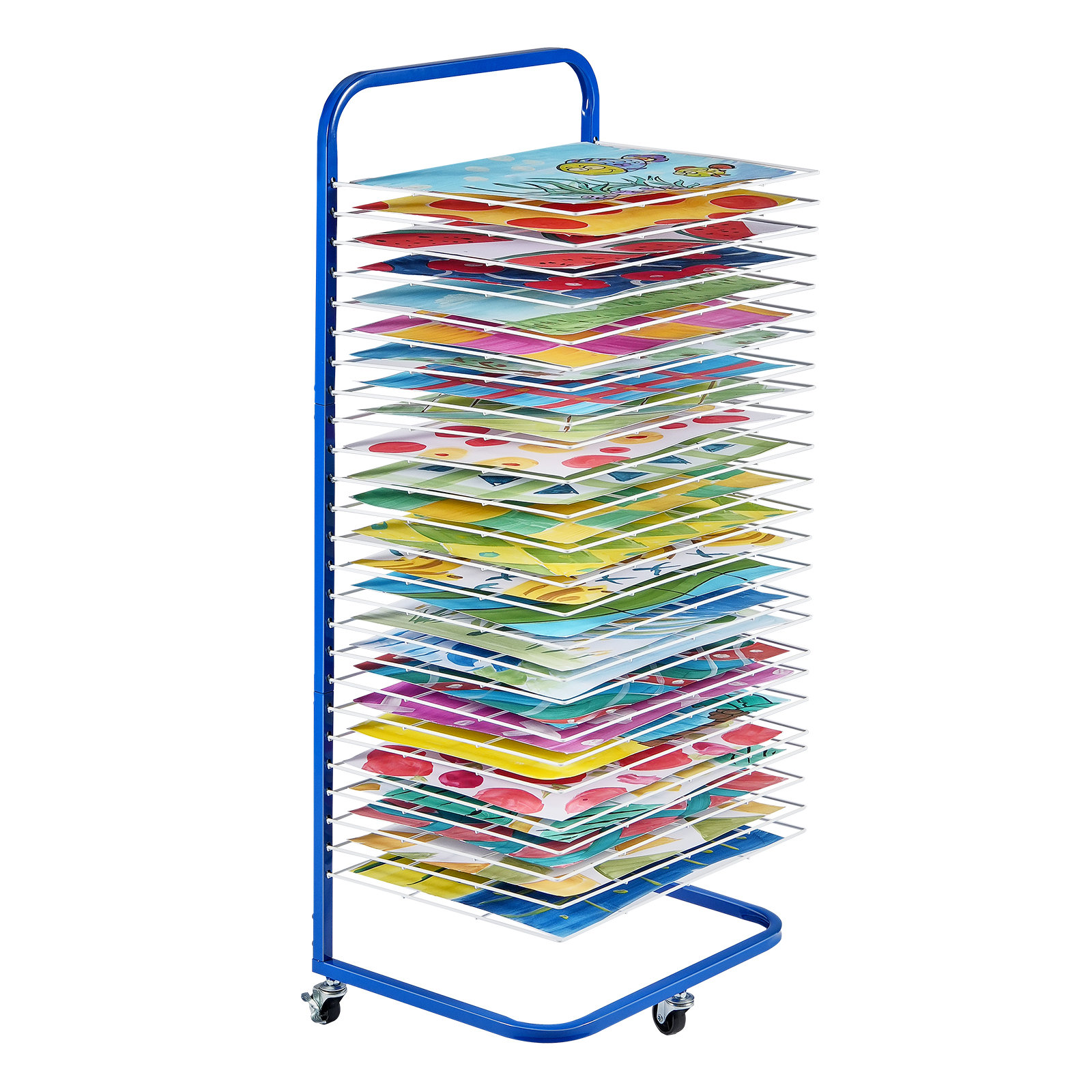 Rebrilliant Art Drying Rack 25 Removable Shelves Paint Drying Rack With ...