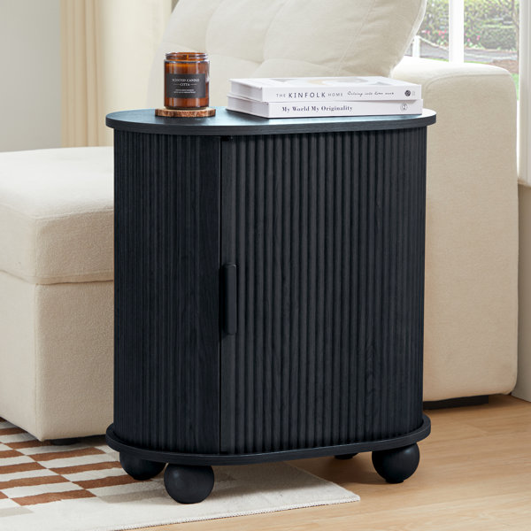 Lark Manor™ End Table Set With Sliding Doors & Reviews | Wayfair