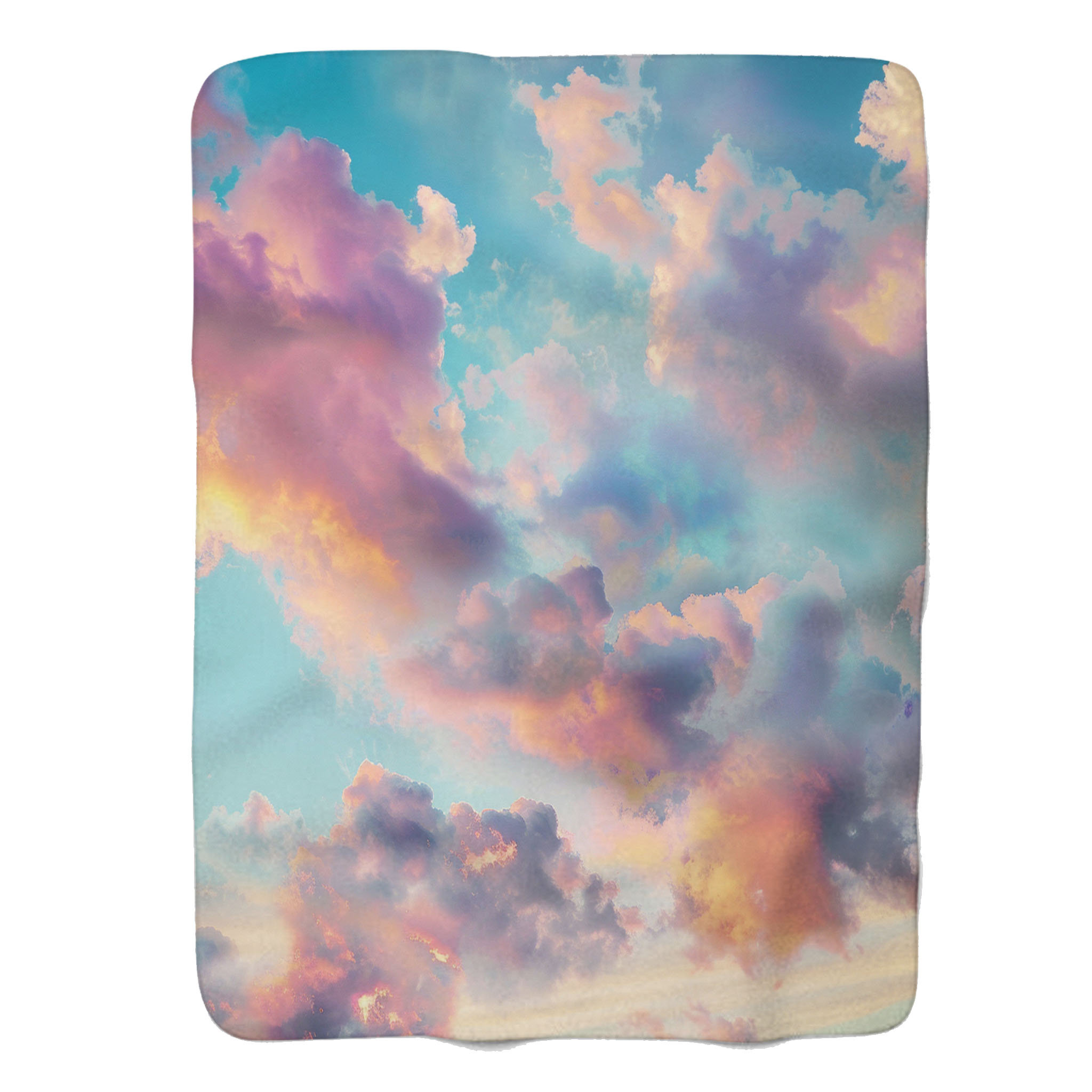 MentionedYou Subtle Cloud Forms - 1 Piece Premium Blanket | Wayfair