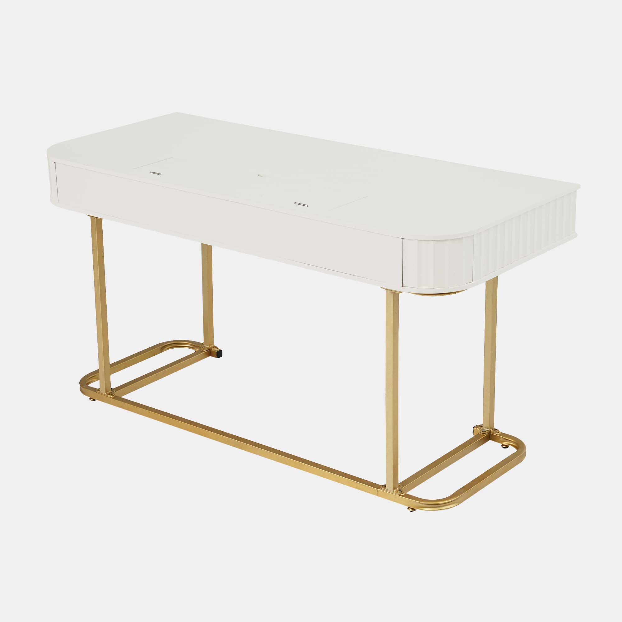 Mercer41 Worner Metal Base Writing Desk | Wayfair