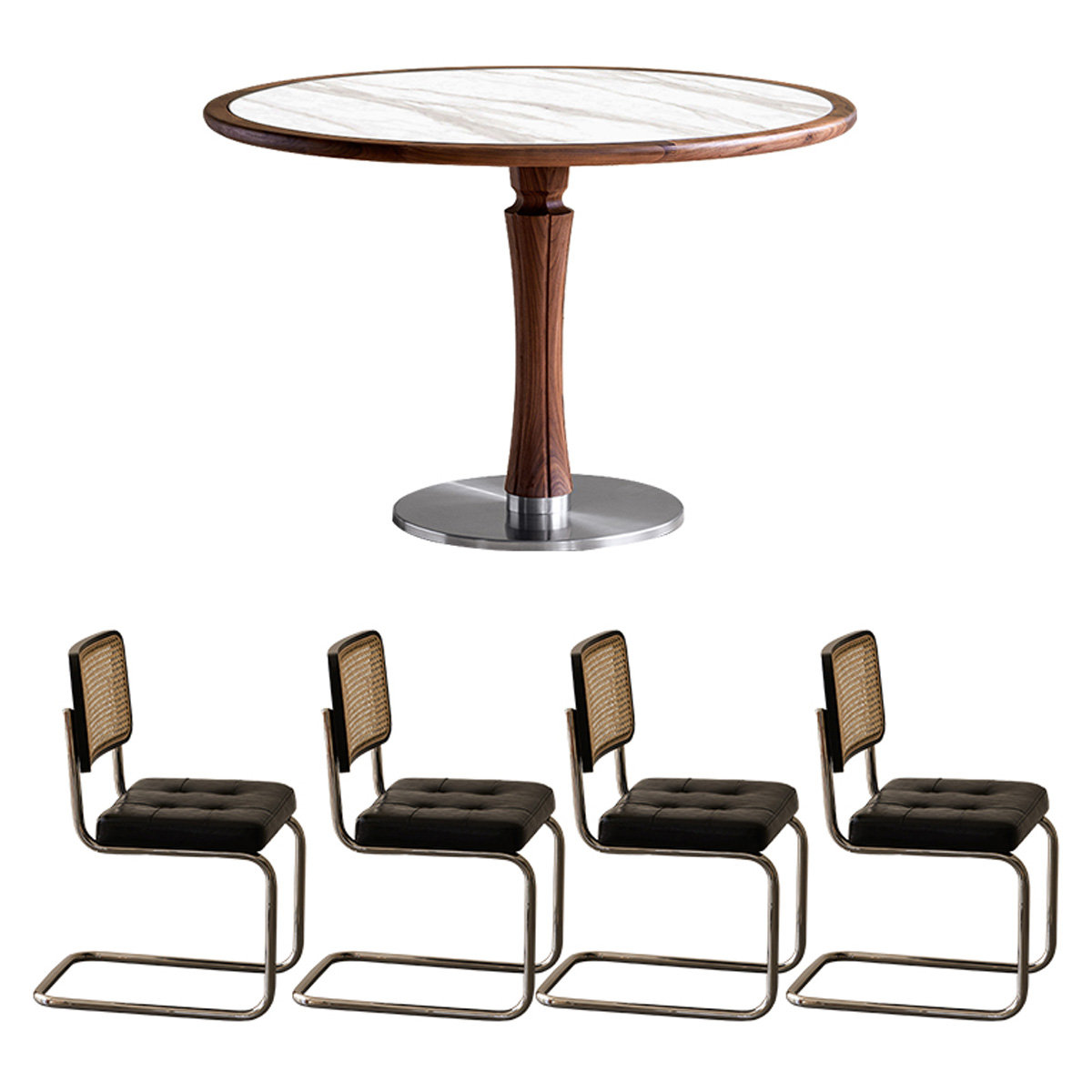BILBRA Small apartment simple round dining table - Wayfair Canada