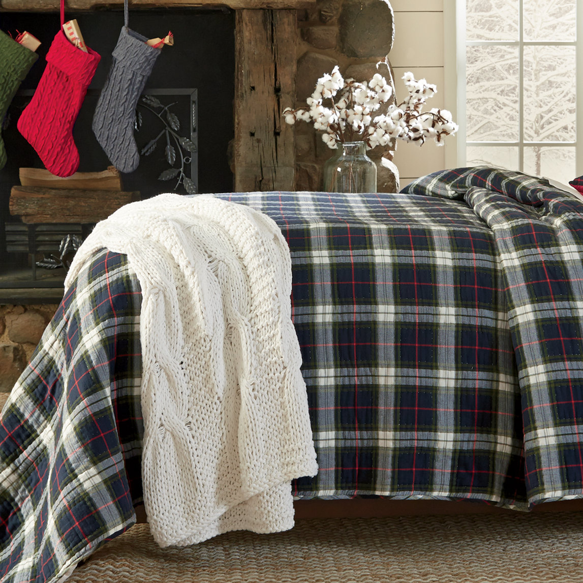 Birch Lane™ Effie Cable-Knit Throw | Wayfair