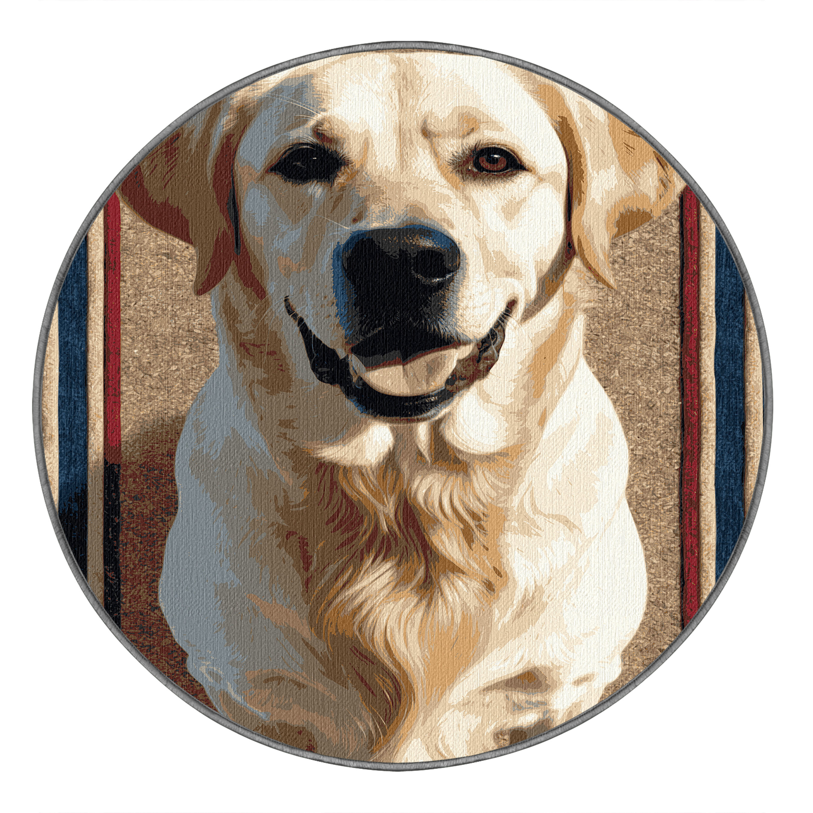 Red Barrel Studio® Washable Labrador Retriever Dogs Area Rug | Wayfair