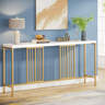 Everly Quinn Parilla 70.9" Narrow Long Console Table & Reviews | Wayfair