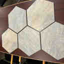 Merola Tile Pompeya Grand Hex 19" x 22" Porcelain Stone Look Wall ...