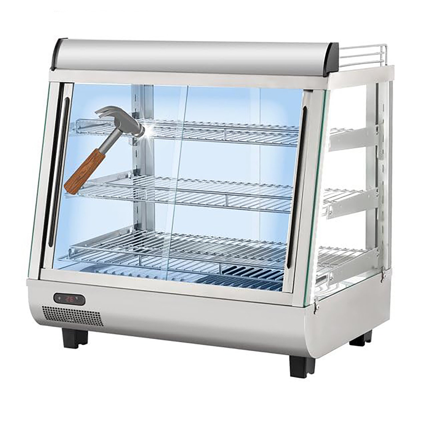 Yuan Home 36'' Commercial Food Warmer Display Case, Countertop Warmer ...