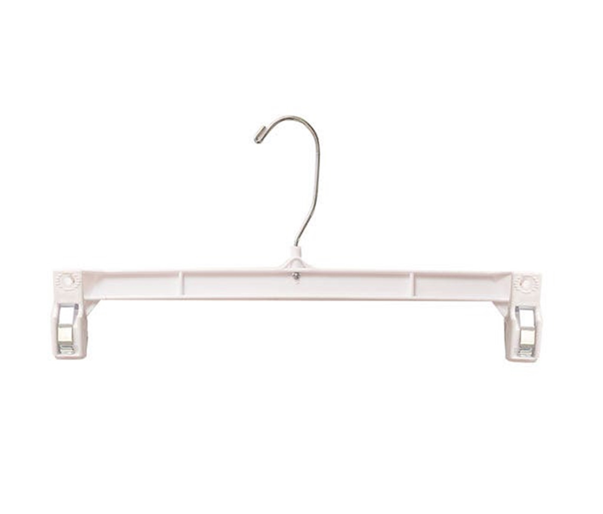 Rebrilliant Plastic Skirt/Pant Hangers With Pinch Clips, Metal Swivel ...