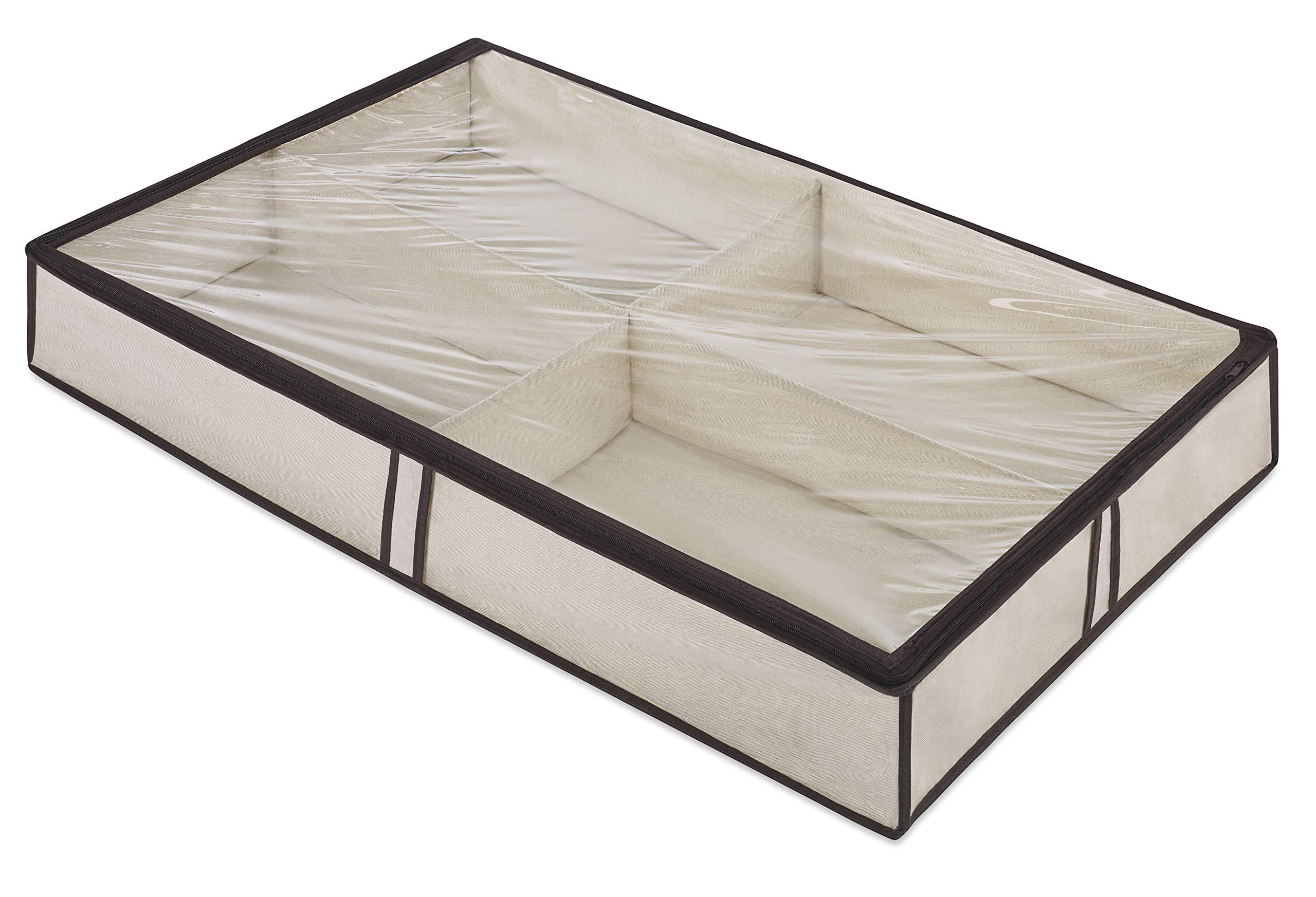 Rebrilliant Underbed Boot Bag, White, Black | Wayfair