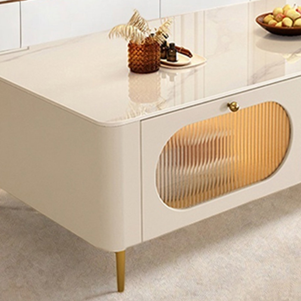Orren Ellis 2025 New Model Solid Wood Rocking Coffee Table | Wayfair