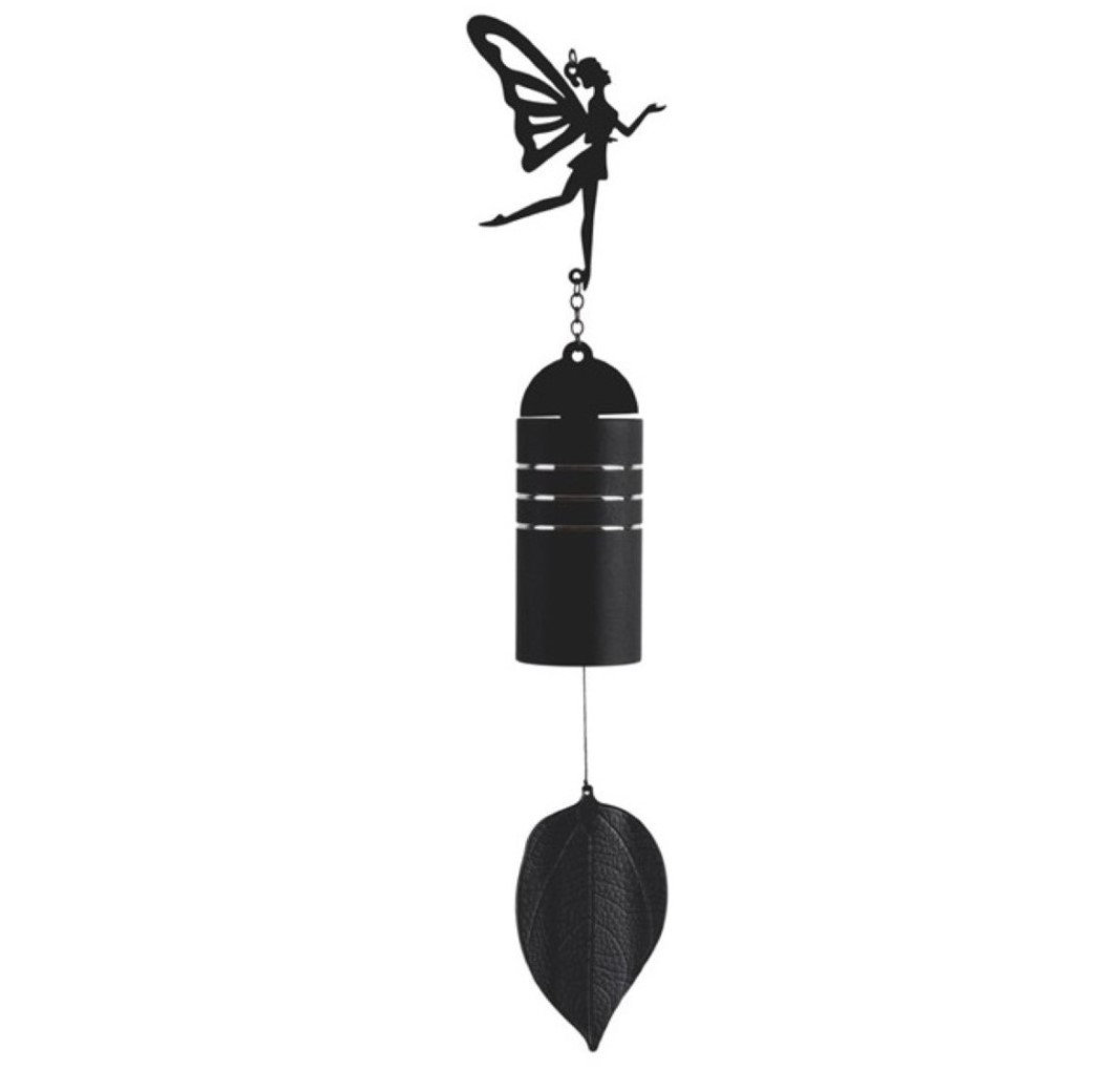 Arlmont & Co. Long Metal Black Fairy Wind Chime - Wayfair Canada