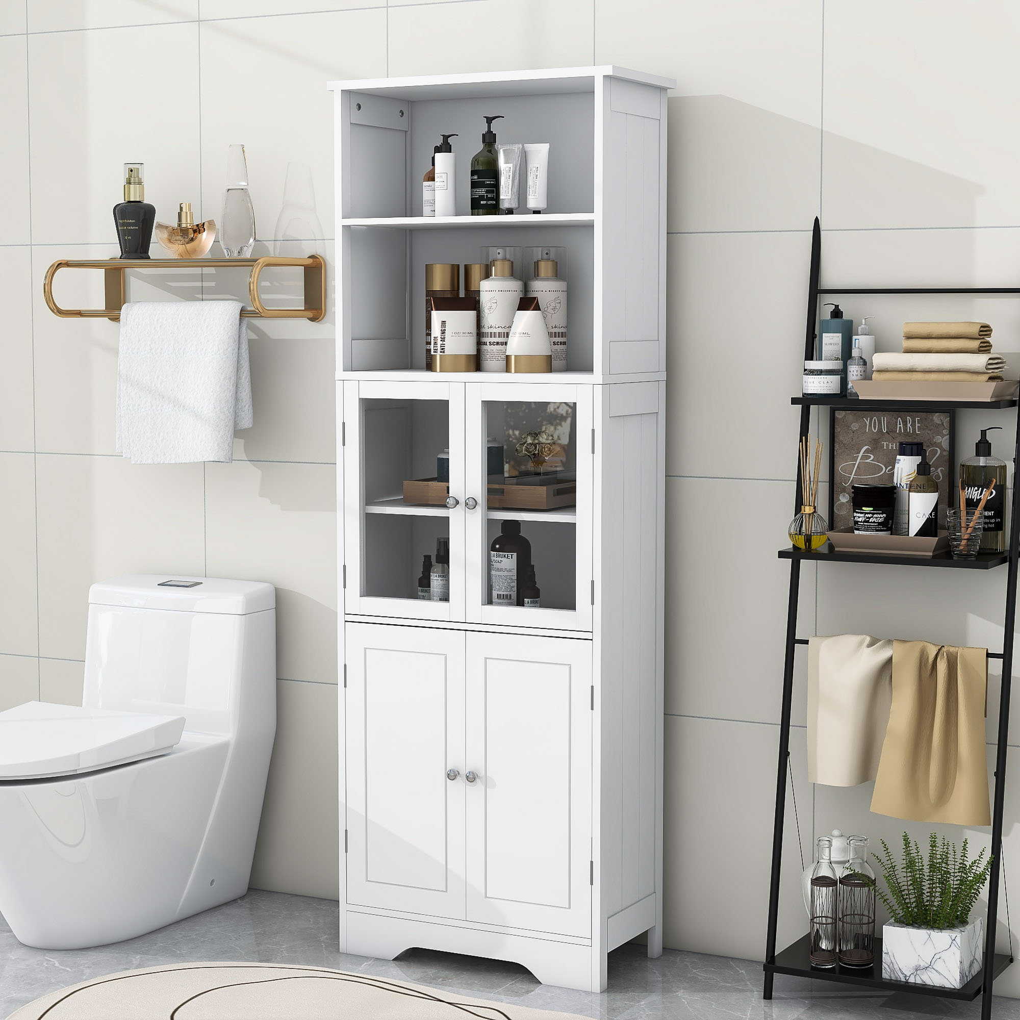 Rebrilliant Namara Freestanding Bathroom Storage | Wayfair