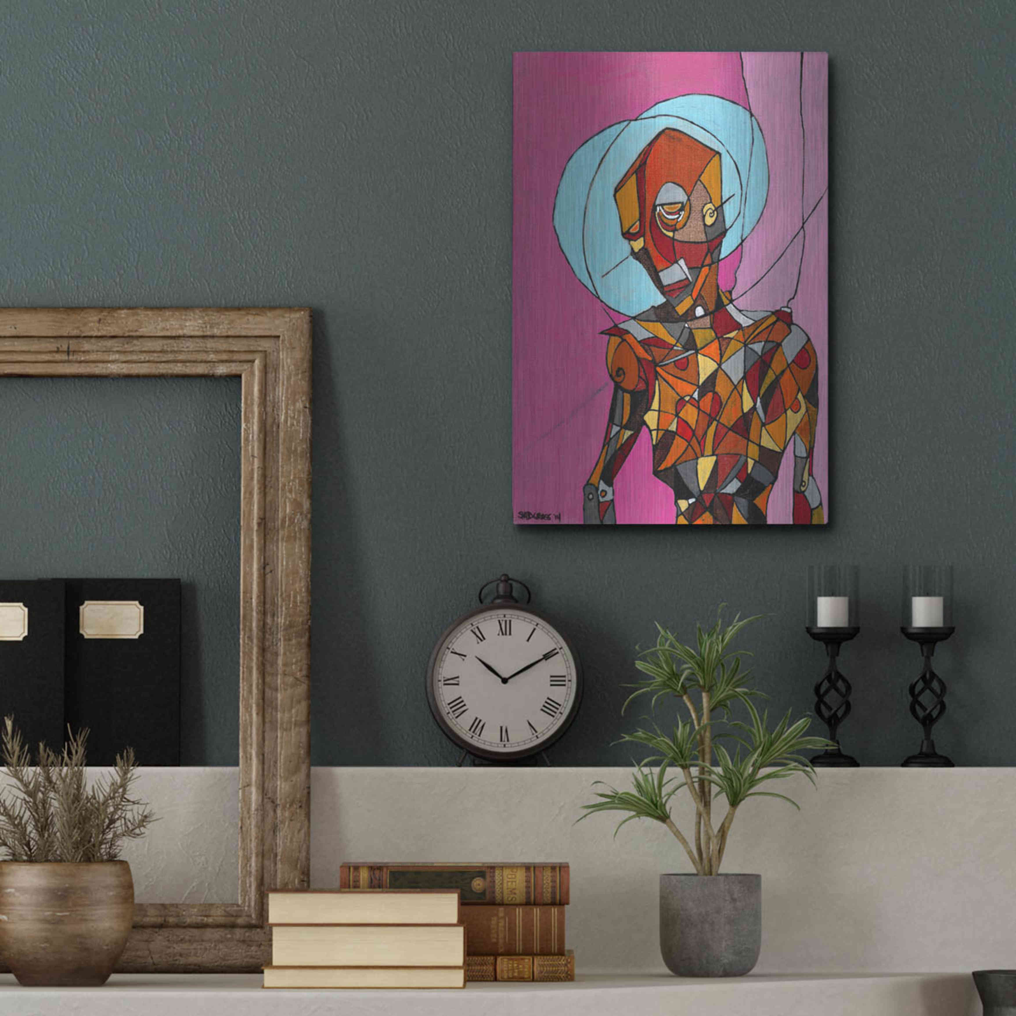 Wrought Studio™ 'Segmented Man' by Craig Snodgrass, Metal Wall Art ...