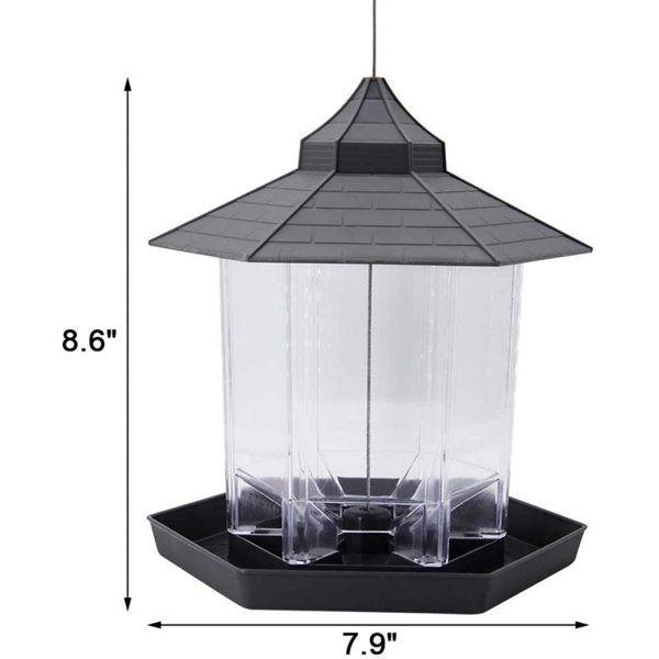 Latitude Run® Automatic Waterproof Hanging Wild Bird Feeder | Wayfair