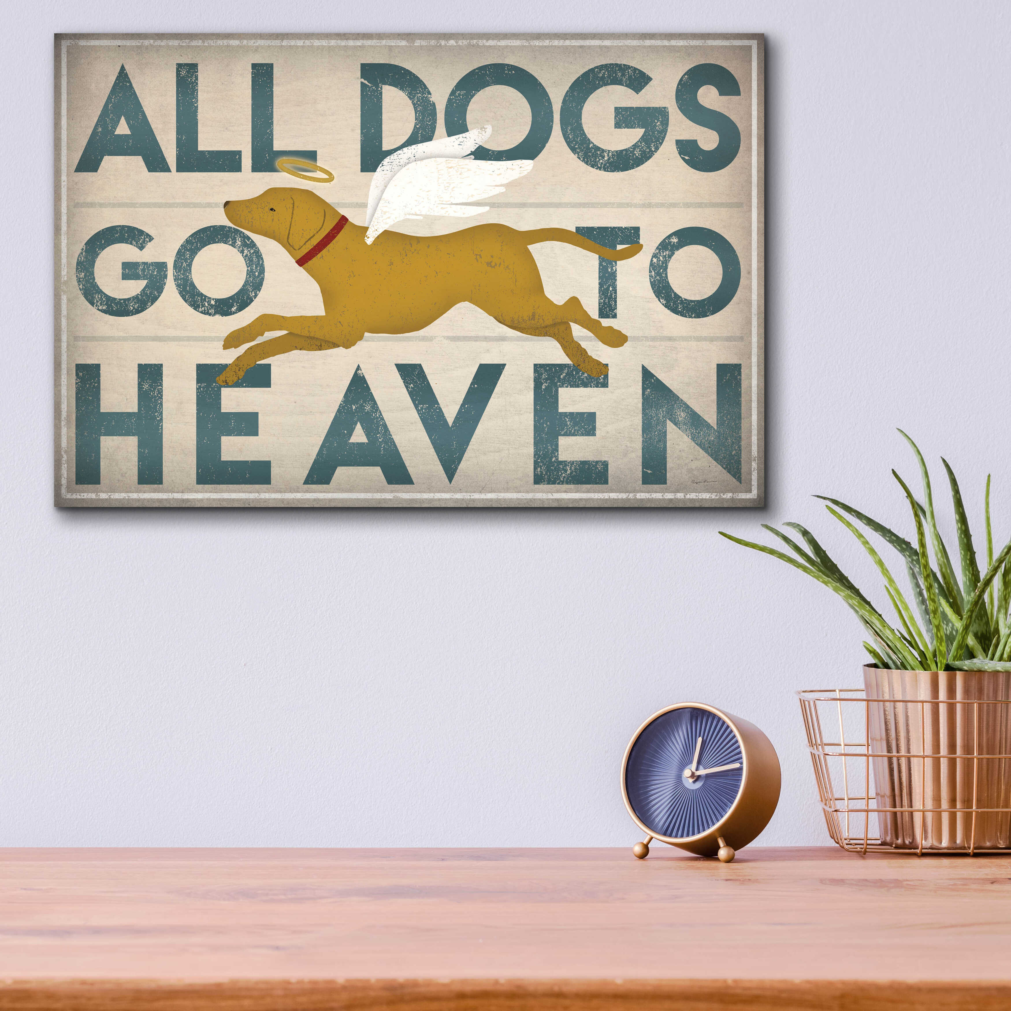Trinx " All Dogs Go To Heaven III " by Ryan Fowler | Wayfair