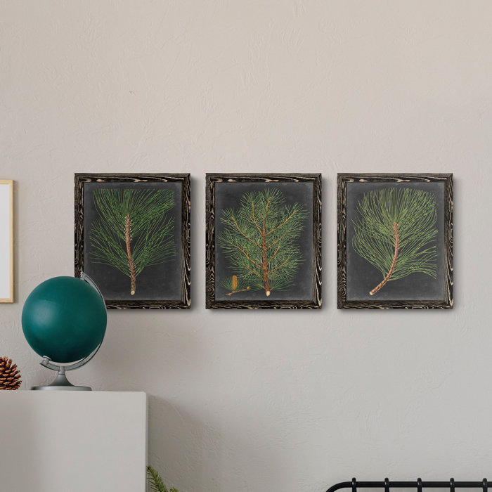 Gracie Oaks " Dramatic Pine I " 2 - Pieces Painting on Canvas & Reviews ...