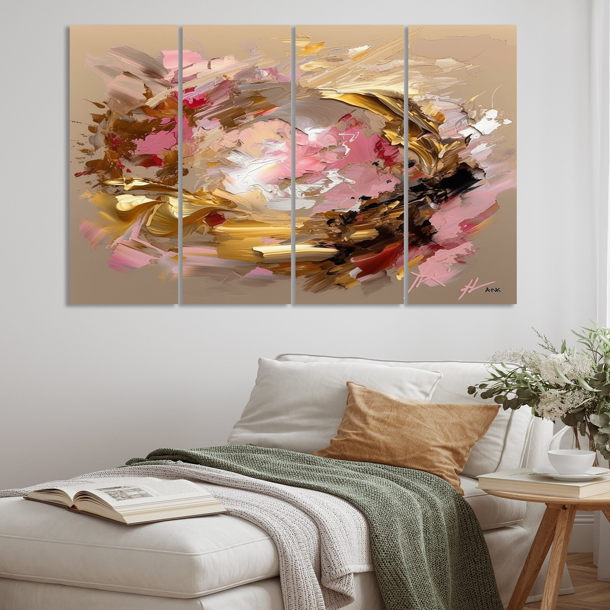 Mercer41 Glam Revelations Abstract Expressionism - Abstract Wall Decor ...