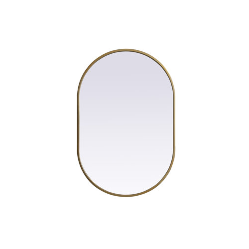 RE/FINE™ Sabine Metal Pill Wall Mirror & Reviews | Wayfair