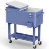 VINGLI 80 Quarts Wheeled Serving Station/Cart , Blue & Reviews | Wayfair