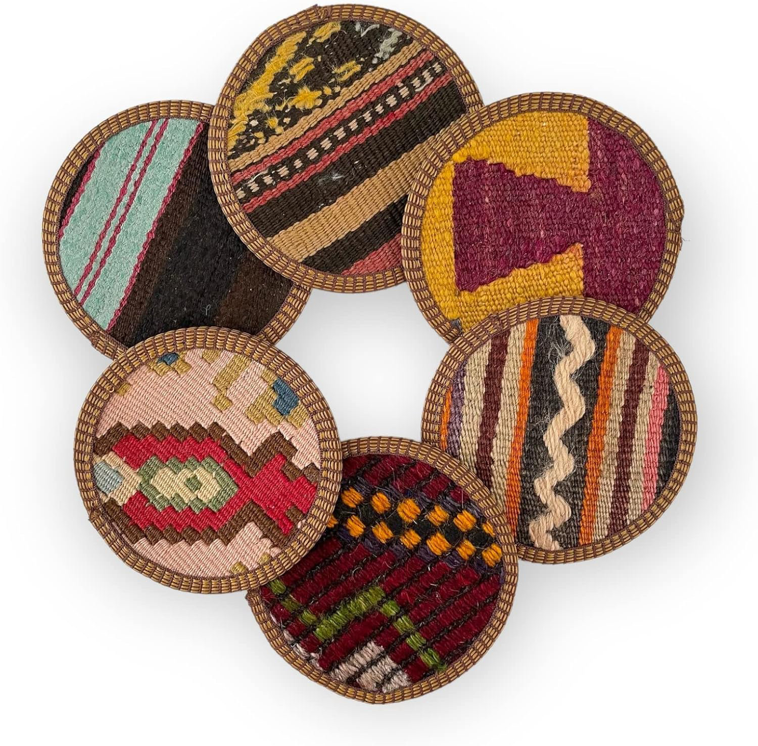 Union Rustic Round Coaster Set & Reviews | Wayfair