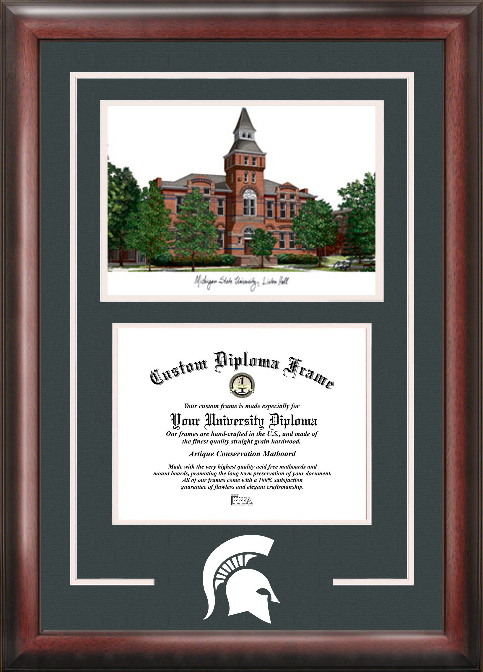 Campus Images NCAA Michigan State Spartans Spirit Graduate Diploma with ...