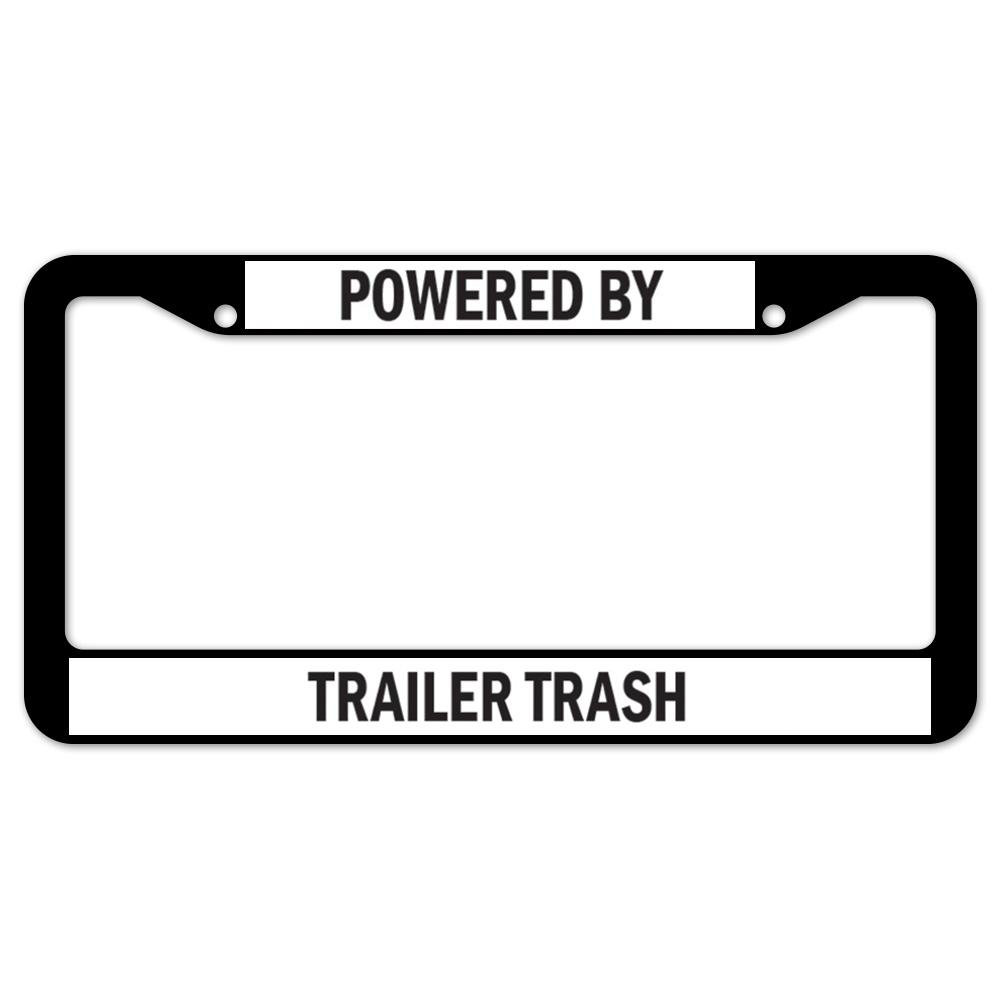 Signmission Powered By Trailer Trash Plastic Licence Plate Frame ...