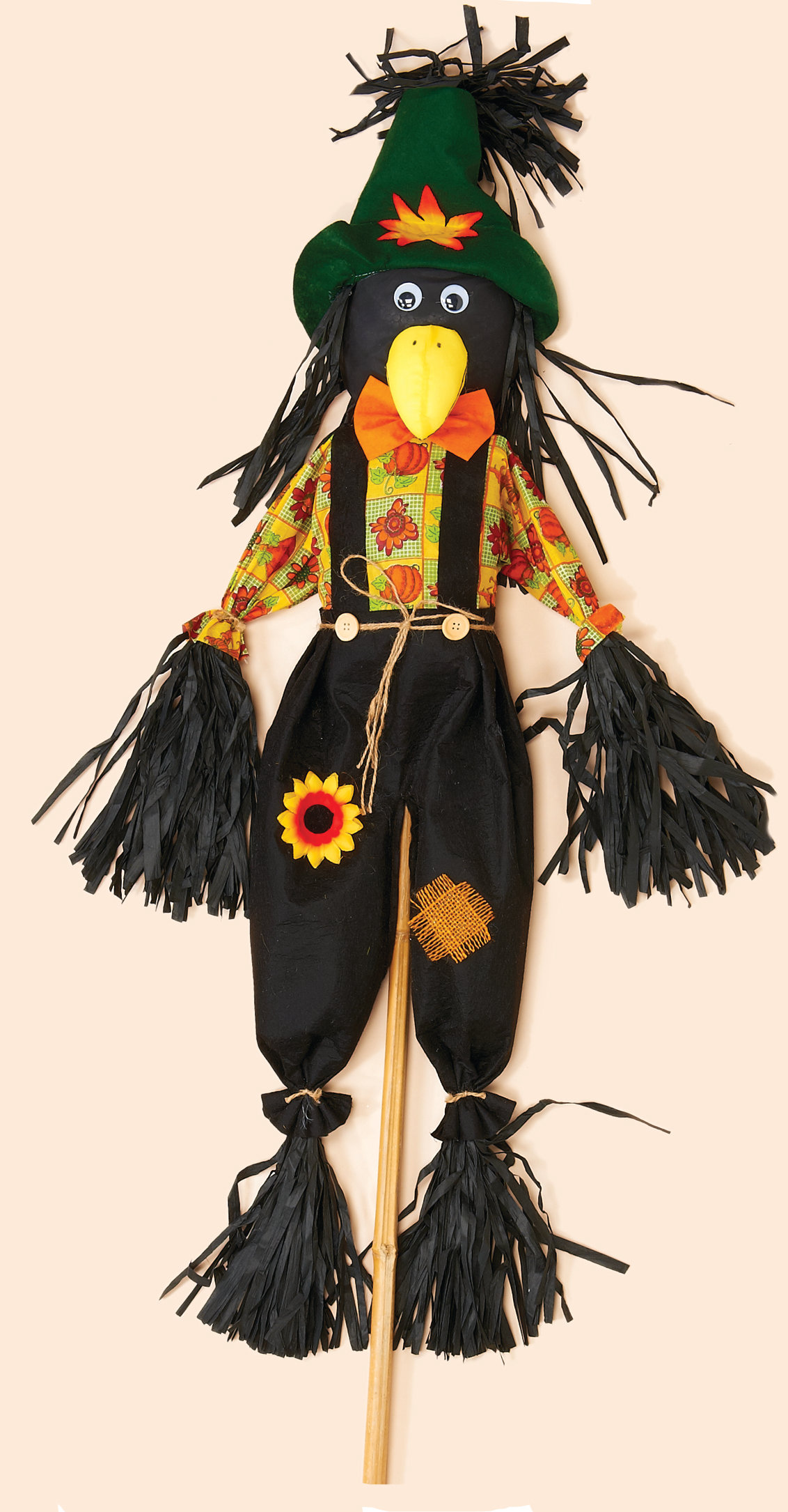 The Holiday Aisle® 48" Harvest Crow on Pole Garden Stake & Reviews ...