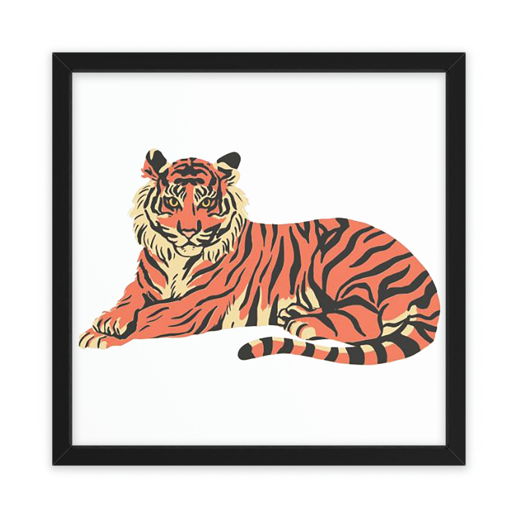 Trinx Tiger - Picture Frame Print | Wayfair