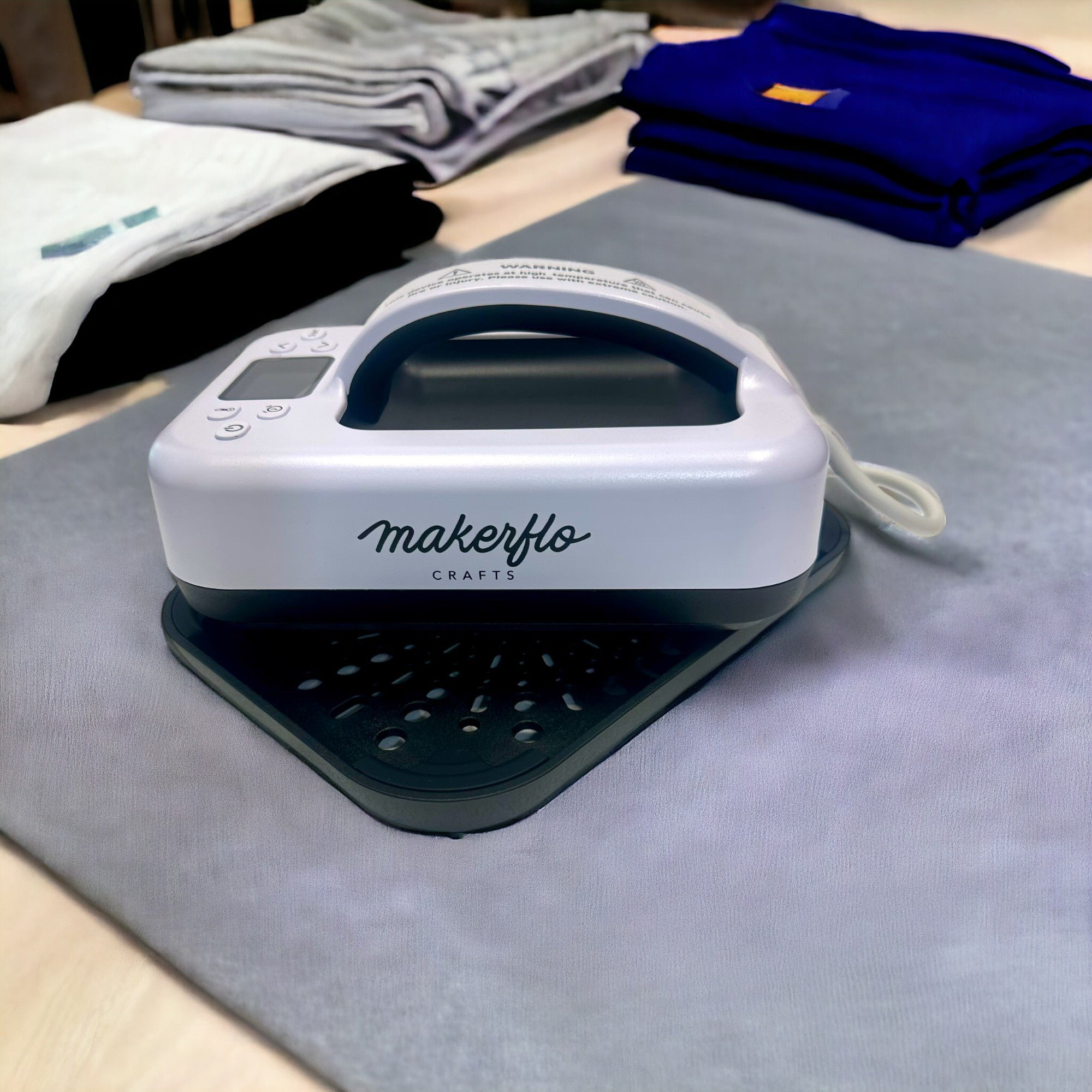 Makerflo Heat Press 500 Watt Non Stick Soleplate Steam Press | Wayfair