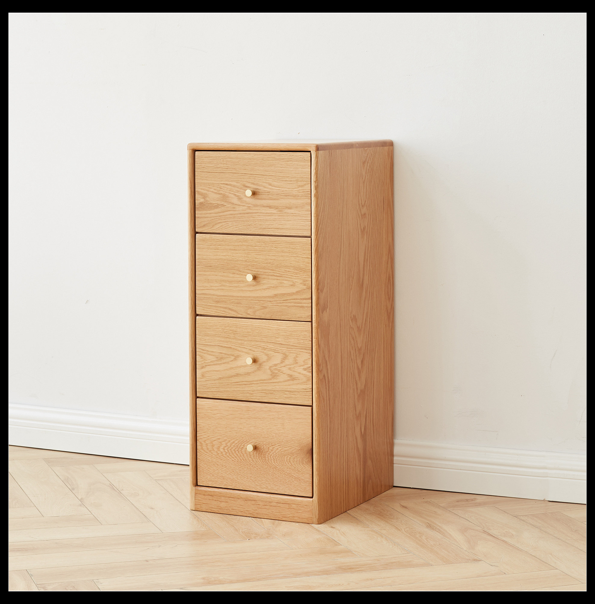 Latitude Run® Muhsine Solid Wood 4 - Drawer End Table | Wayfair