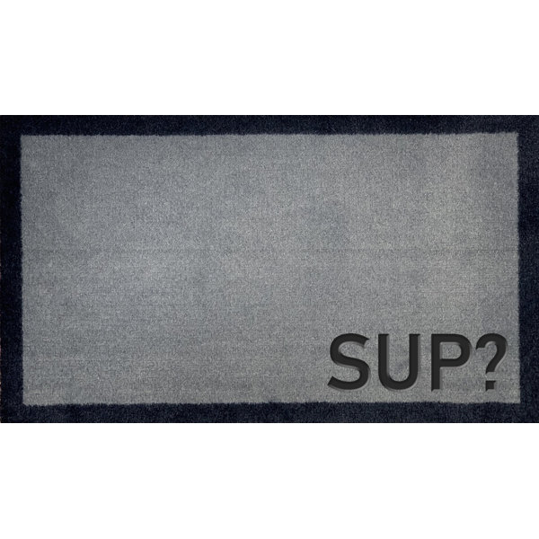 Happy Larry Slavens 40 x 70 cm Non-Slip Indoor Door Mat | Wayfair.co.uk