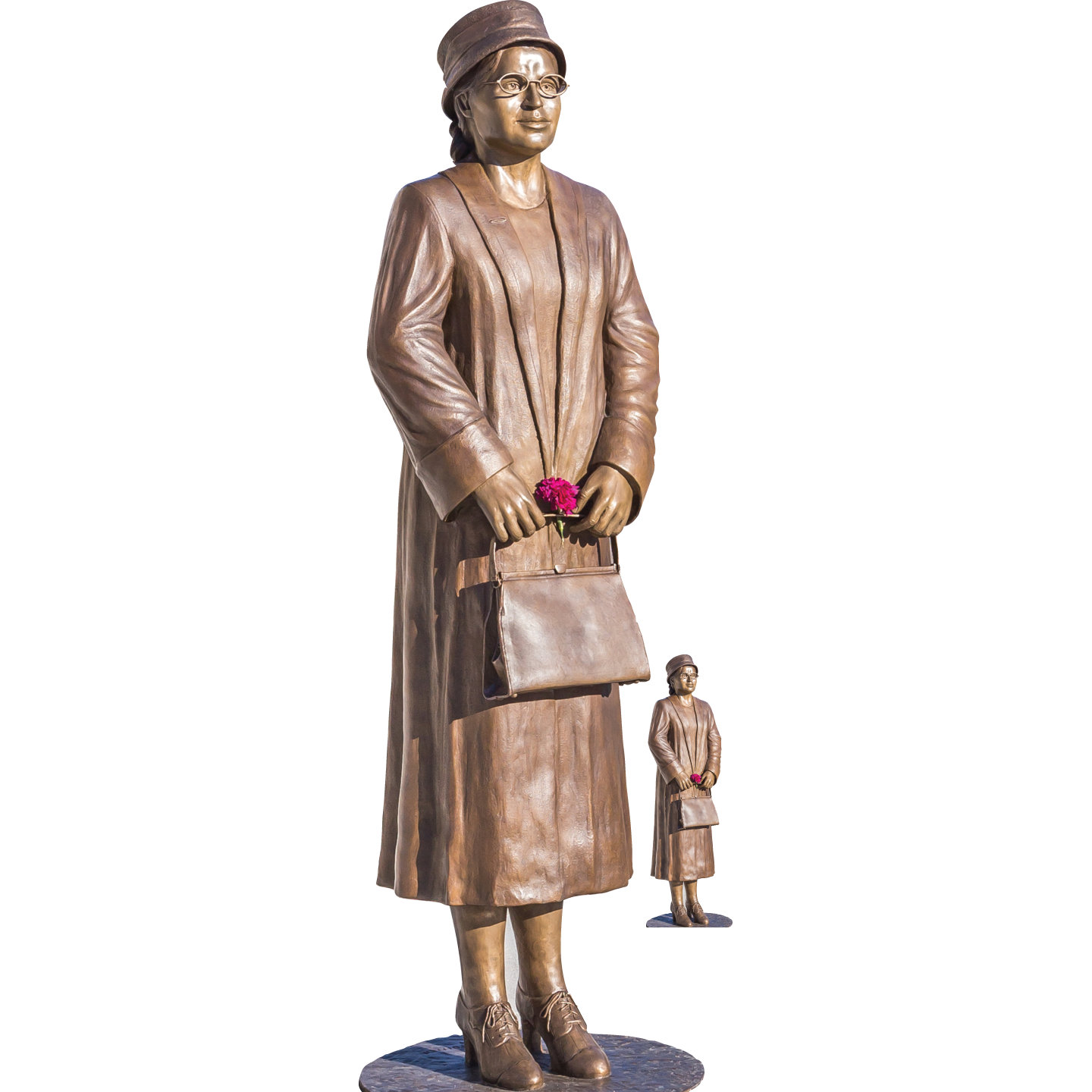 Star Cutouts 62'' Rosa Parks Statue Cutout Cardboard Standup | Wayfair