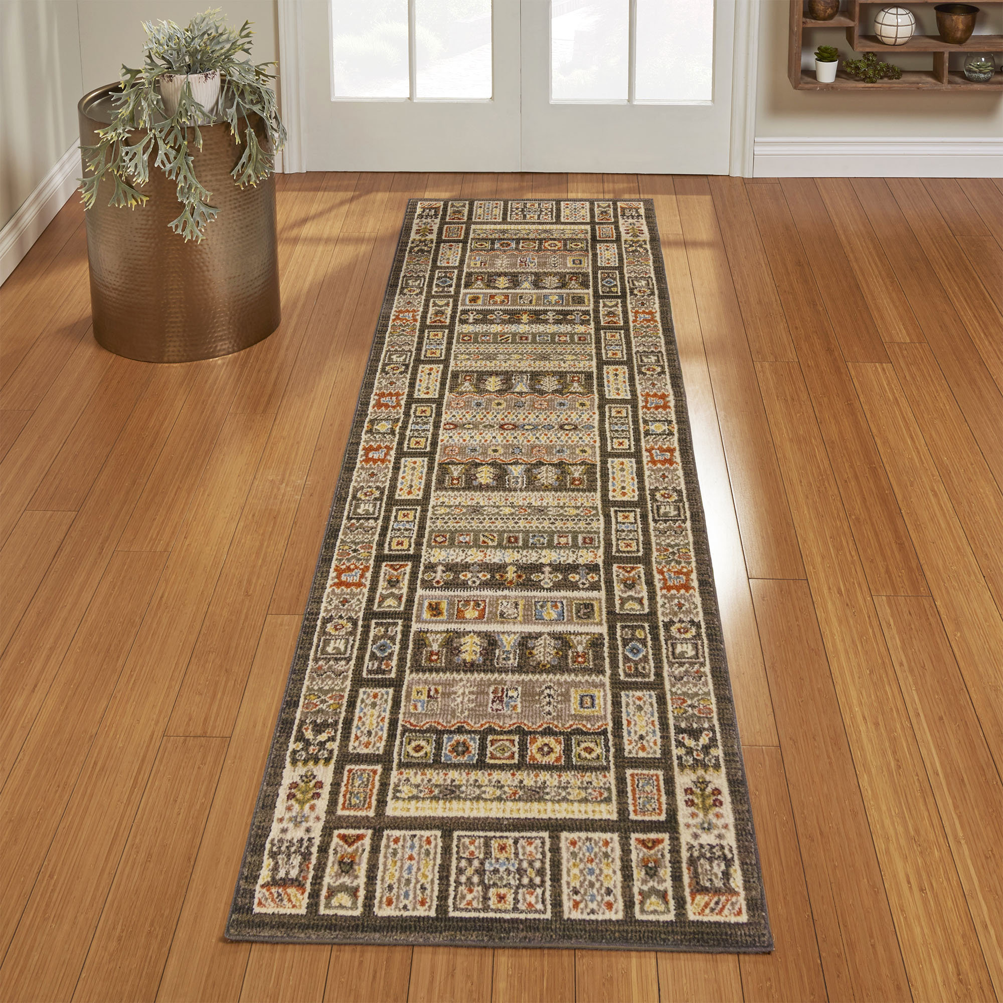 Gertmenian Kifer Thane Moroccan Bohemian Brown/Tan Patterned Area Rug ...