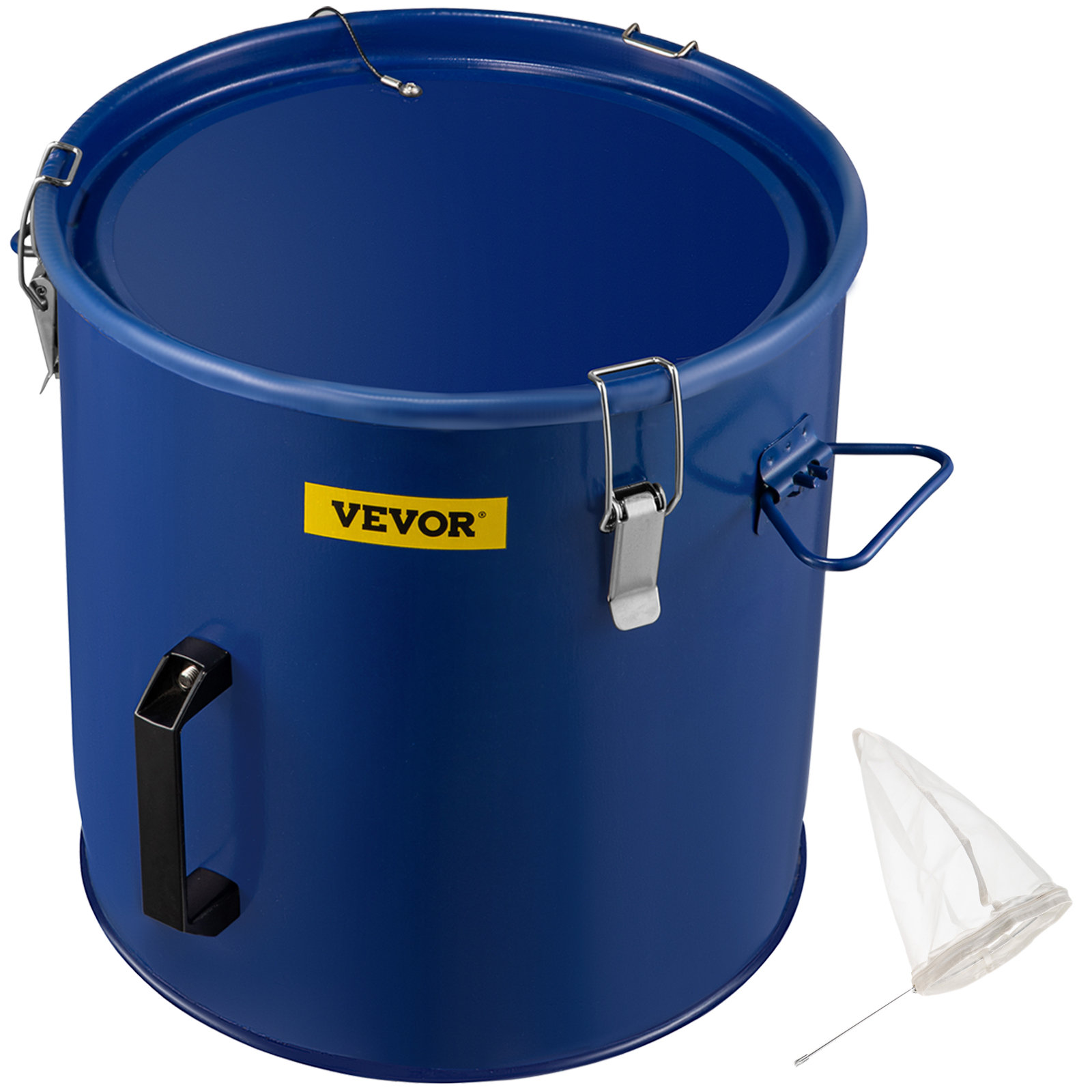 VEVOR Fryer Grease Bucket 10 Gal Oil Disposal Caddy Steel Fryer Oil ...
