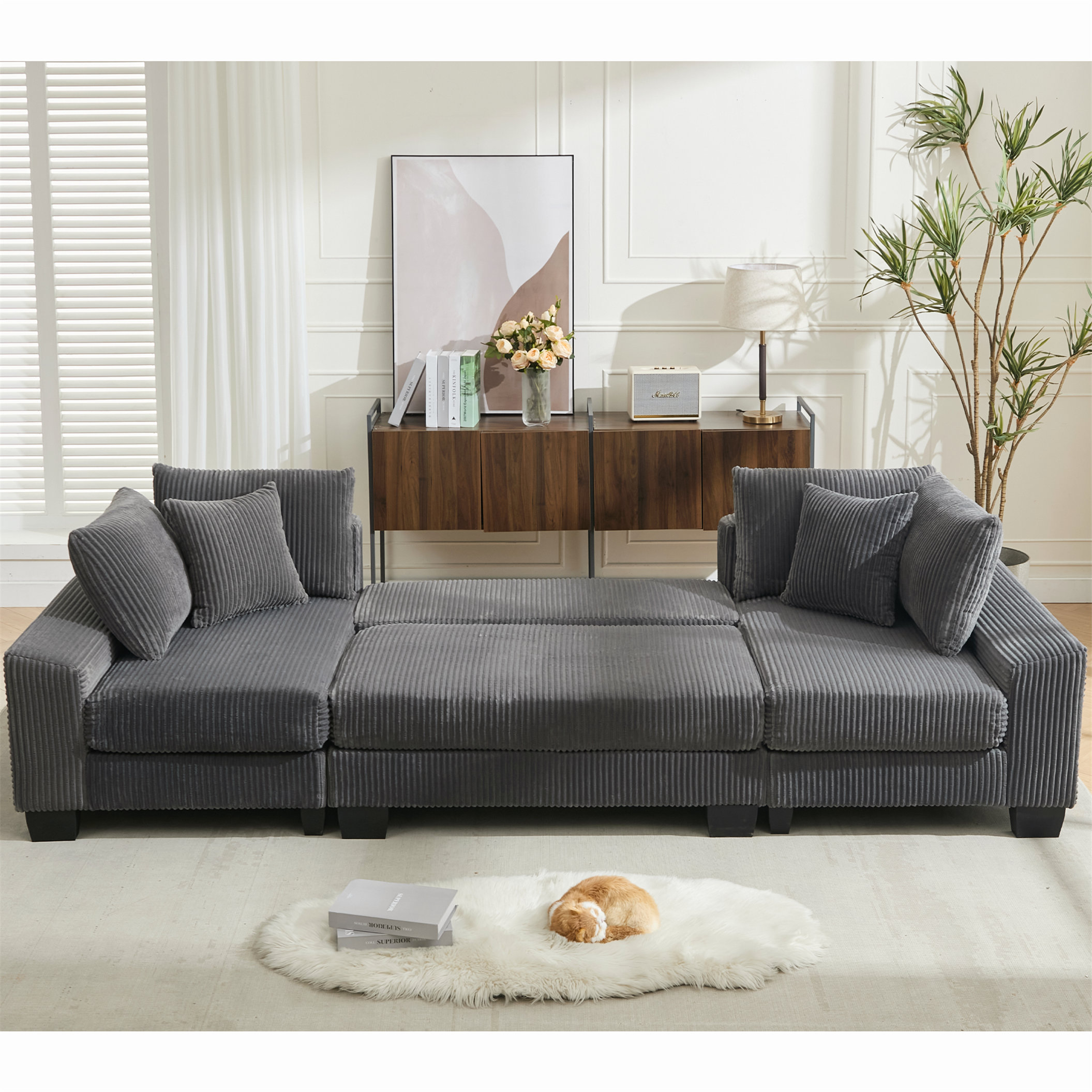 Mercer41 Luxury Sleeper Sofa Bed with Soft Cushion - Ultimate Comfort ...
