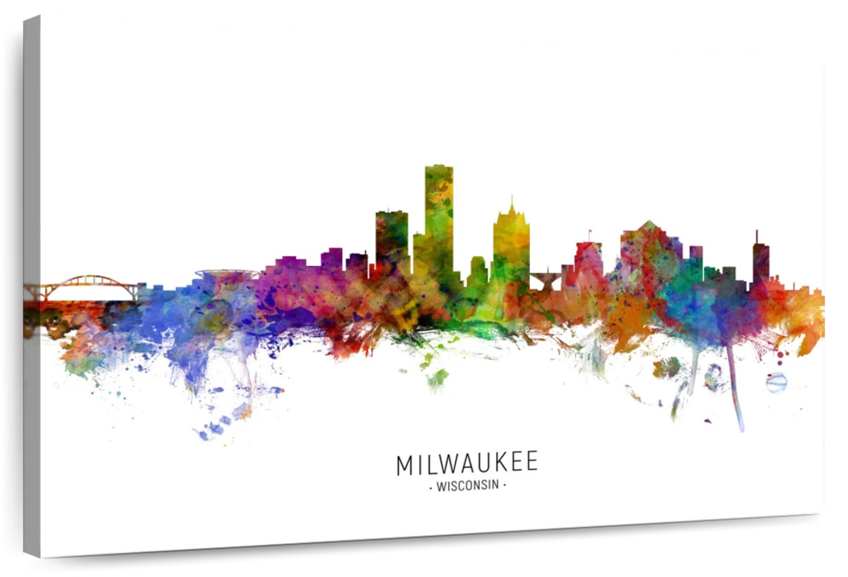 Ebern Designs Milwaukee Wisconsin Skyline I - Wayfair Canada