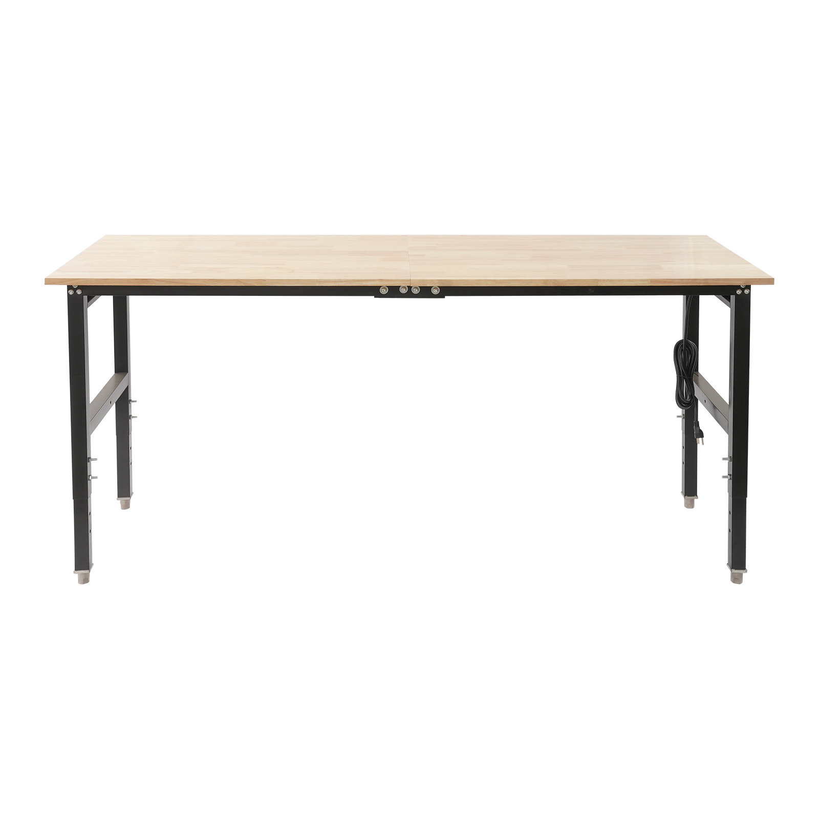 Latitude Run® Adjustable Workbench With Power Outlets Without Wheels ...